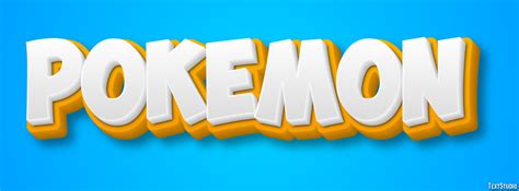 Pokémon Text Effect And Logo Design Brand