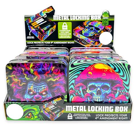 Metal Locking Storage Box With Roll Tray 6 Pieces Per Retail Ready D Novelty Inc Wholesale Metal Locking Storage Box With Roll Tray 6 Pieces Per Retail Ready D Novelty Inc Wholesale