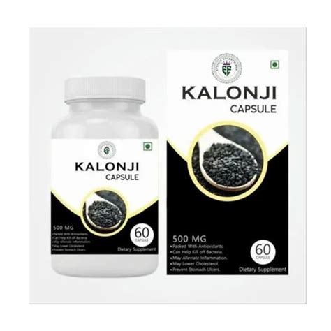 Kalonji Oil Capsules 500 Mg At ₹ 90piece In Jaipur Id 2853212117630