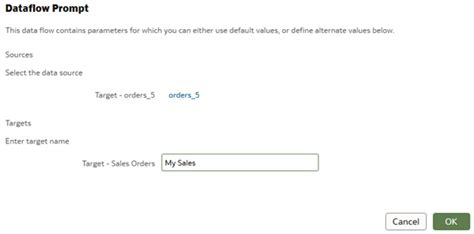 reuse a data flow in oracle analytics