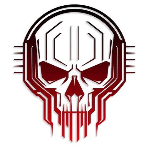 Premium Vector Cyber Skull Circuit Board Color Vector Logo Symbol