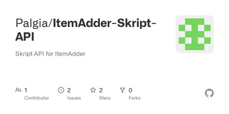 Github Palgiaitemadder Skript Api Skript Api For Itemadder