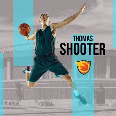 Basketball Shooter Template Editable Basketball Graphics Kickly