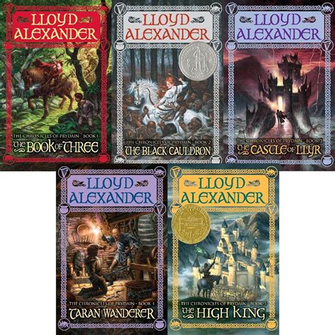 The Chronicles Of Prydain 5 Volume Set The Book Of Three The Black