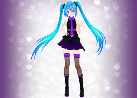 Mmd Sweet Devil Miku By Sailor Rice On Deviantart