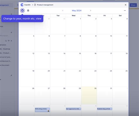 Using The Calendar Macro