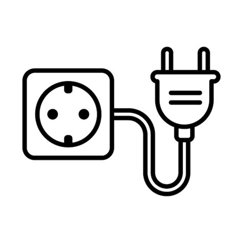 Premium Vector Power Socket Icon Vector On Trendy Design