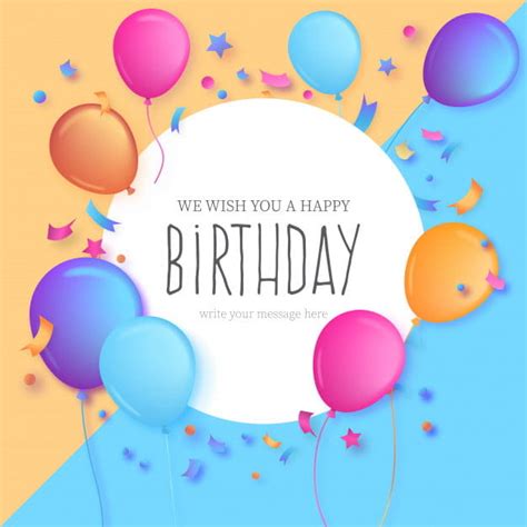 화려한 생일 초대장 Eps Uidownload