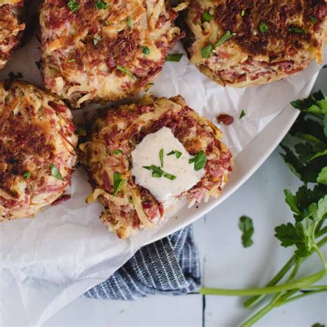 Corned Beef Fritters Feasting Not Fasting