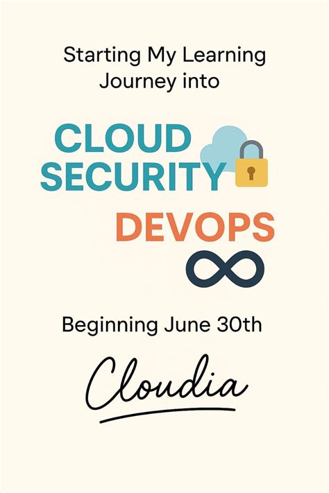 Cloud Security And Devops Learning Journey Medium