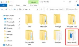 How To Restore Files From Windows Old Folder In Windows