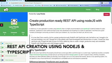 Create Production Ready Rest Api Using Nodejs With Typescript Youtube