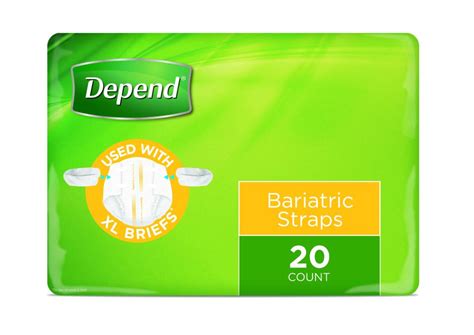 Depend® Bariatric Straps Pair Packet 20 Topcat Healthcare