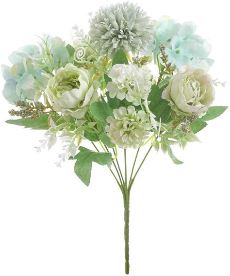 TUNKENCE Hermosas flores artificiales de seda falsas para boda ramo de San Valentín decoración