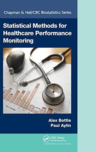 Statistical Methods For Healthcare Performance Monitoring 92 Chapman And Hall Crc Biostatistics