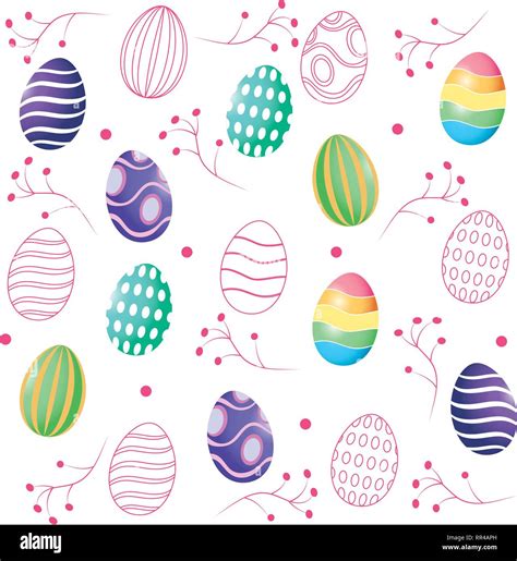 Easter Eggs Cartoon Stock Vector Image And Art Alamy
