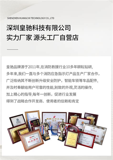 皇驰 安全出口消防应急灯新国标指示牌应急照明灯家用商用楼层应急紧急疏散通道指示灯安全出口双面 融创集采商城