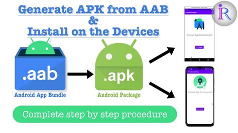 Generate An Apk File From An Aab File On Mac And Install The App On The