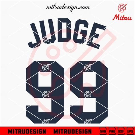 Judge 99 Jersey Svg Aaron Judge Yankees Svg Png Dxf Eps For Shirts
