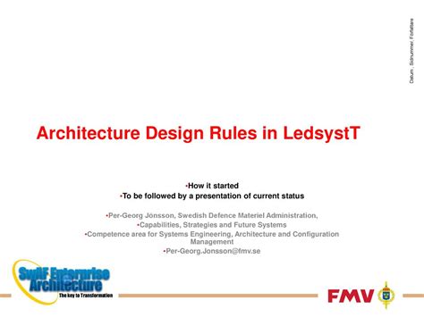 Architecture Design Rules In Ledsystt Ppt Download