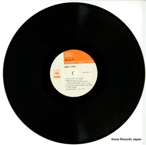 リビー・タイタス Libby Titus 25ap724 レコード買取