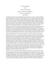 PSYC 1205 Written Assignment Unit 5 Docx Written Assignment Unit 5 University Of The People