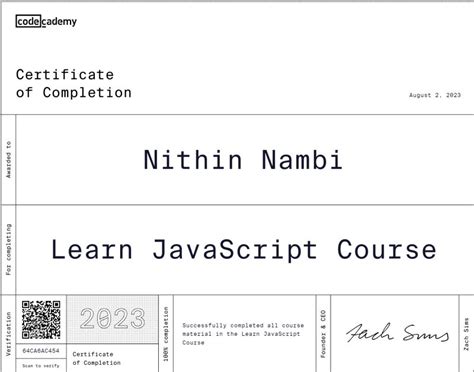 Nithin Nambi On Linkedin Im Happy To Share That Ive Obtained A New