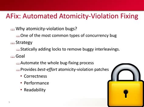 Ppt Automated Atomicity Violation Fixing Powerpoint Presentation