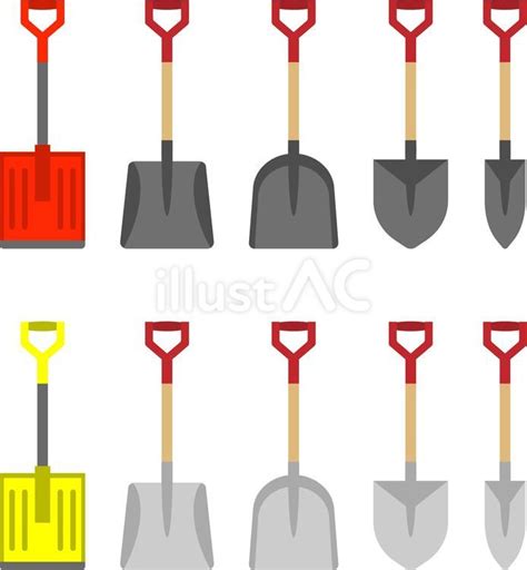 スコップイラスト No 23440644／無料イラストフリー素材なら「イラストac」