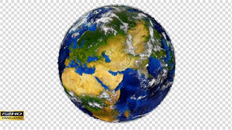 Colourful 3d Earth Rotating Motion Graphics Videohive