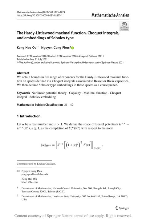 The Hardy Littlewood Maximal Function Choquet Integrals And Embeddings Of Sobolev Type