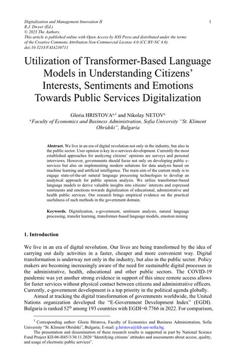 Pdf Utilization Of Transformer Based Language Models In Understanding