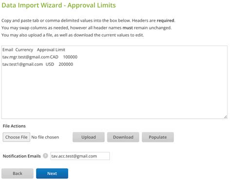 bulk updating data using import records certify help center
