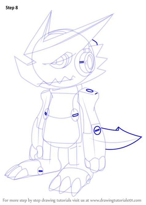 How To Draw Shoutmon From Digimon Fusion Digimon Fusion Step By Step