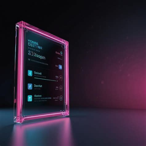 Gradient Glow Frame Shape Premium Ai Generated Image