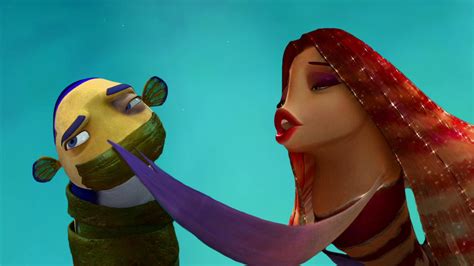 Shark Tale Lola And Oscar Kiss
