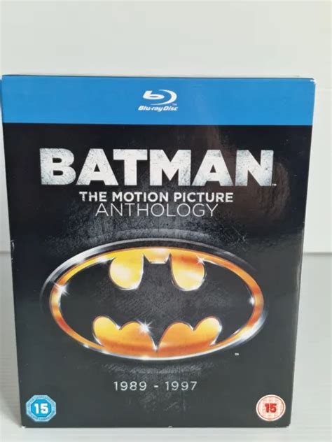 Batman The Motion Picture Anthology 1989 1997 Blu Ray Boxset Eur 1396