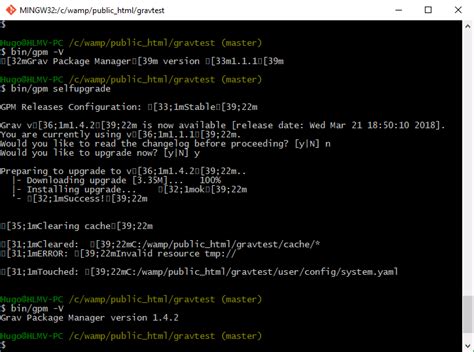 update to 1 4 2 failed · issue 1939 · getgrav grav · github