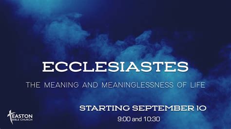New Sermon Series Starts September 10 Youtube