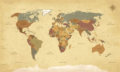 Fotoroleta Vintage Geografia Planeta Fototapety24 Net