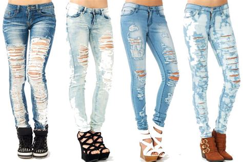 CalÇas De Ganga Rasgadas Looks Dicas Femininas