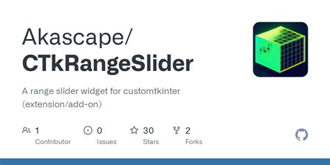 Github Akascapectkrangeslider A Range Slider Widget For