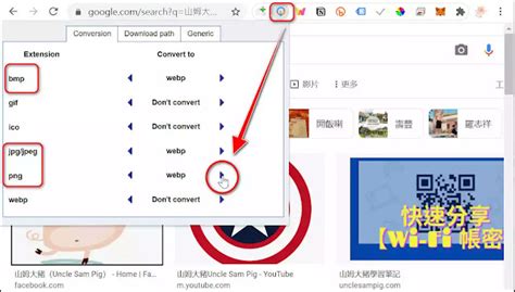 Webp、、png快速互轉、瀏覽、儲存下載的建議方法 Webp 影像延伸模組、webp Codec For Windows