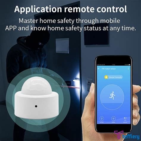 Tuya Sensor De Movimento Sem Fio WiFi Sensor De Corpo Humano PIR Uso