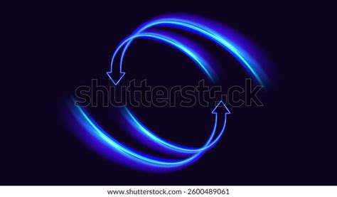 Two Arrows Go Round Update Software Stock Vector Royalty Free 2600489061 Shutterstock