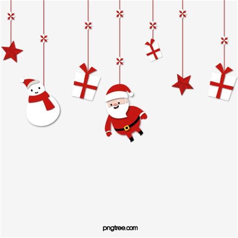 빨간 산타 클로스 펜 던 트 테두리 클립지 스타일 테두리 Christmas PNG 일러스트 및 벡터 에 대한 무료 다운로드 Pngtree 산타 클로스 산타 펜던트