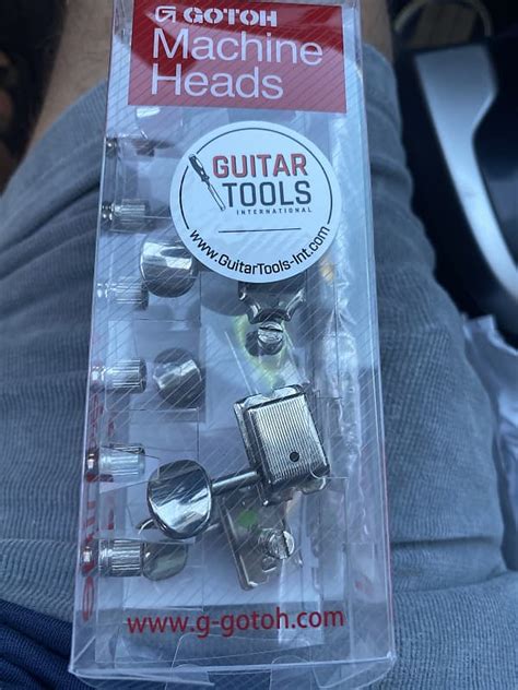Gotoh Vintage Inline 6 Locking Tuners 1990s Nickel Japan Reverb