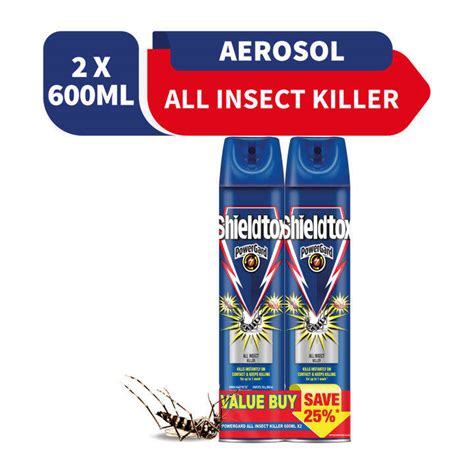 Shieldtox Powergard Odourless All Insect Killer Twin Pack Laz Mama