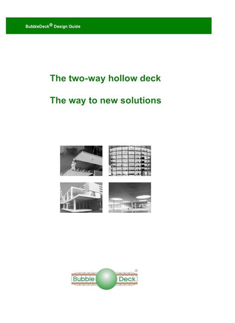 Pdf Bubble Deck Design Guide Dokumentips