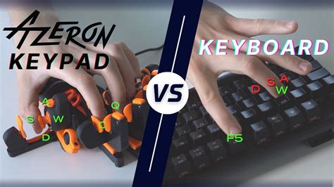 how azeron gaming keypad improves wasd movement youtube
